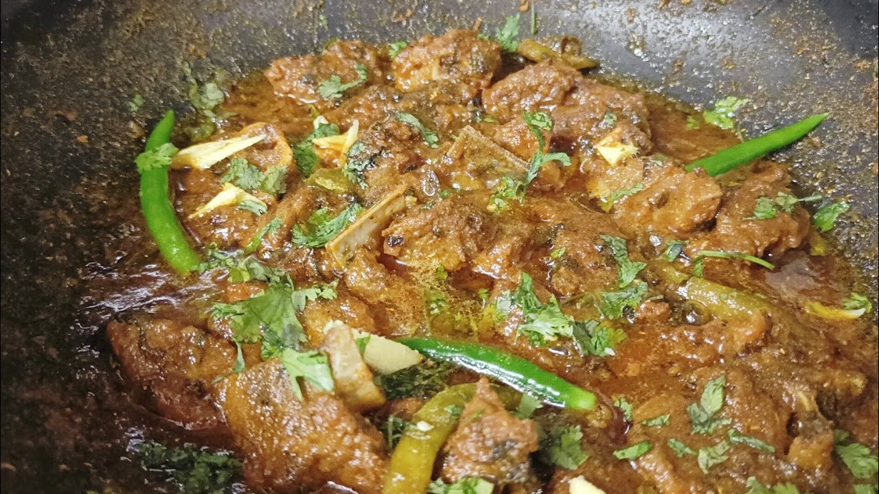 Shinwari Mutton Karahi | Restaurants Style Mutton Recipe - YouTube