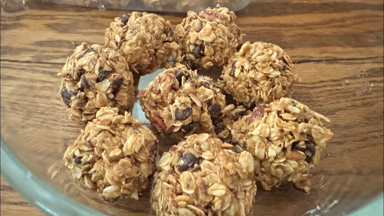 Protein Fiber Balls | Healthy Snacks - YouTube