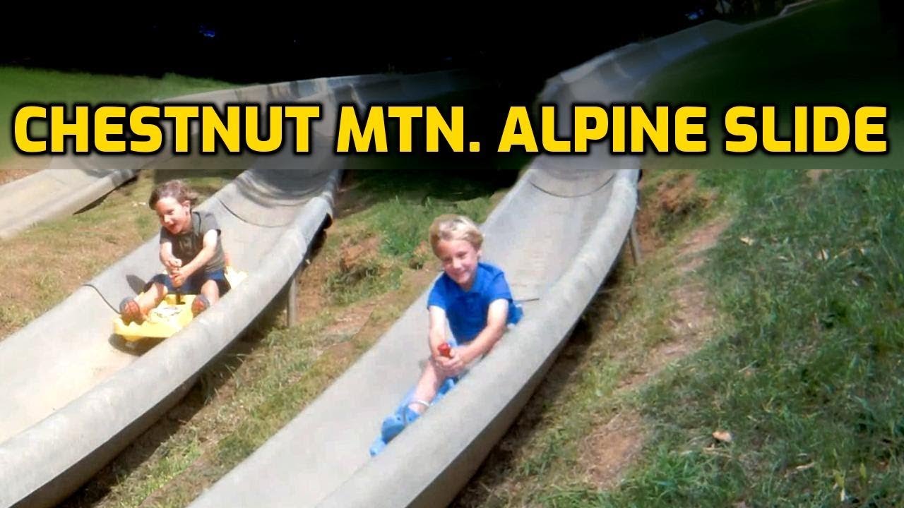 Alpine Slide, Chestnut Mountain Galena - SuperTwins Travel TV - YouTube