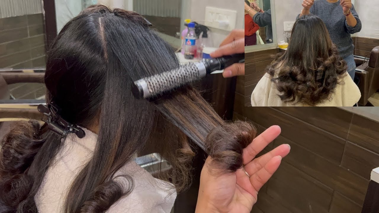 Blow Dryer out curts Easy technique /how to blow-dry step-by-step ...