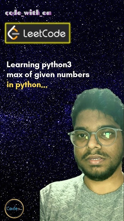 #leetcode : max of n given numbers - YouTube