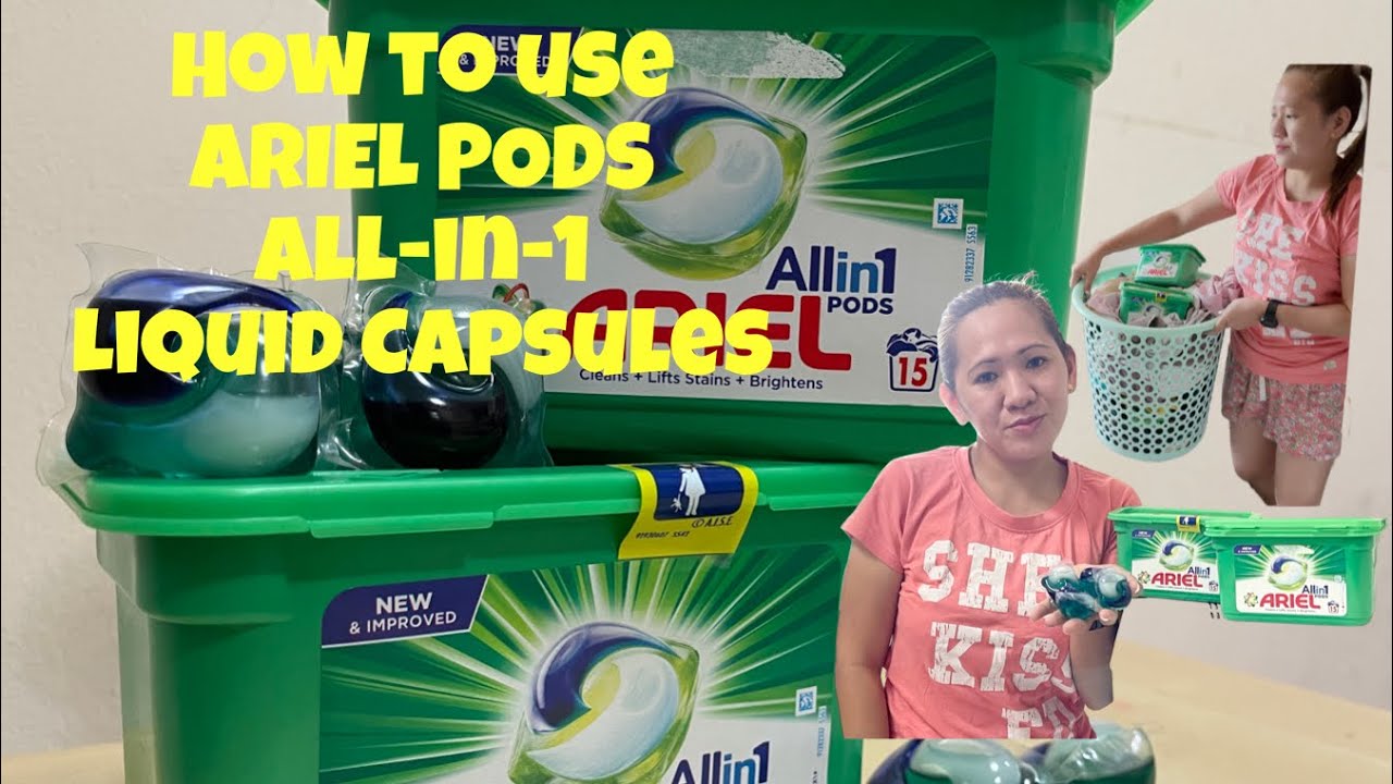 Vlog #027: How to use Ariel All-in-1 Pods Liquid Capsules | DA ...