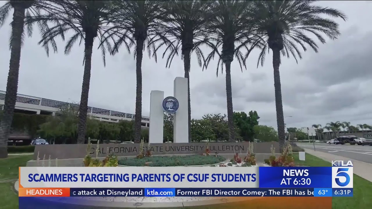 Scammers target parents of Cal State Fullerton students - YouTube