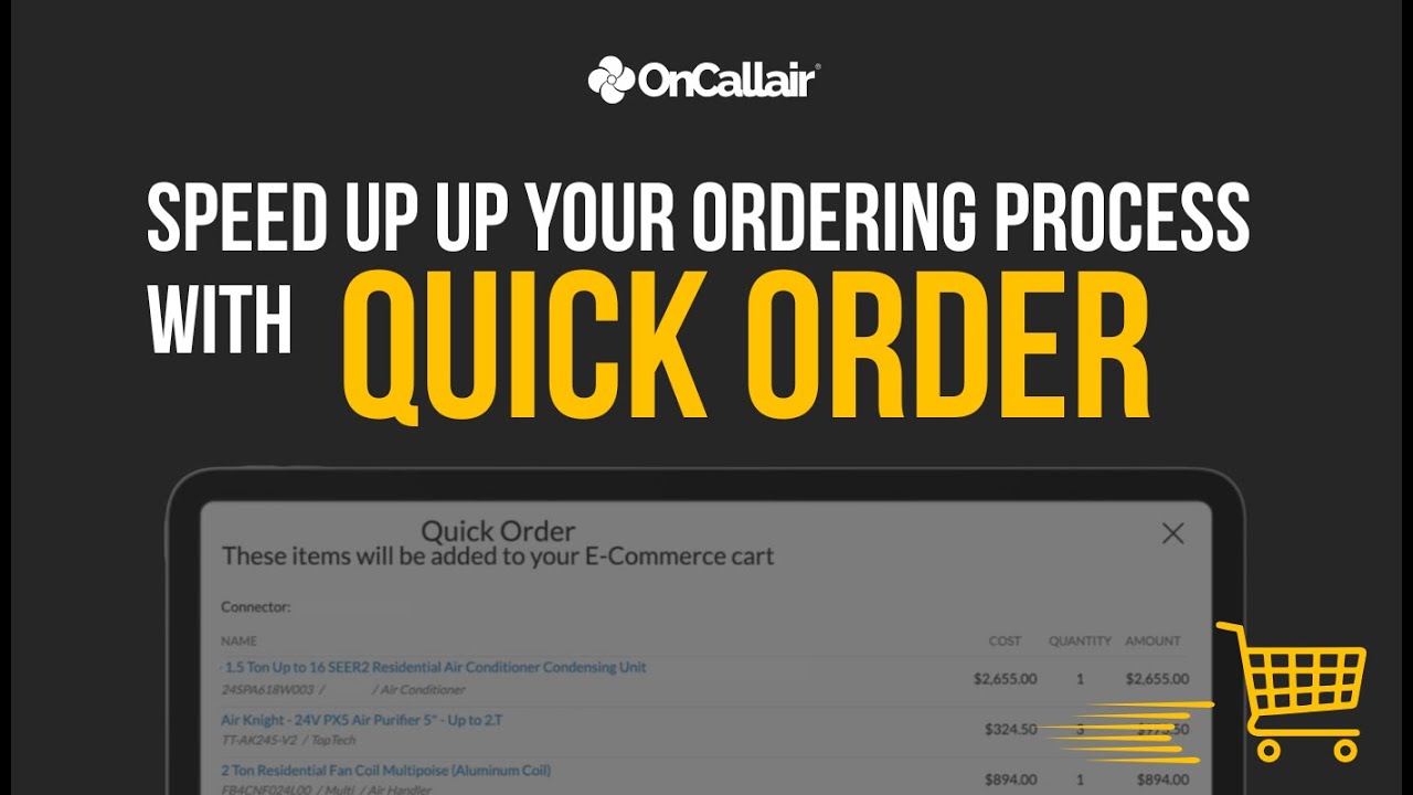 Speed up your ordering process with Quick Order - YouTube