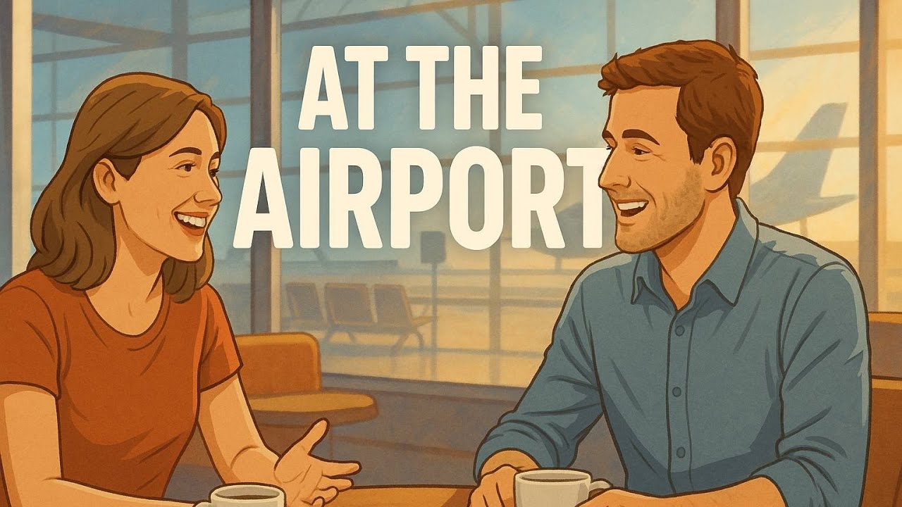 English for Listening | At the Airport | English Podcast - YouTube
