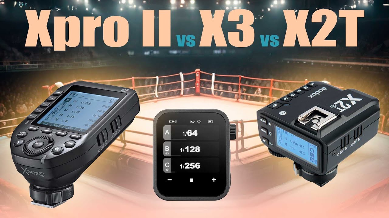 X3 vs Xpro II vs X2T - srovnání řídících jednotek Godox - YouTube