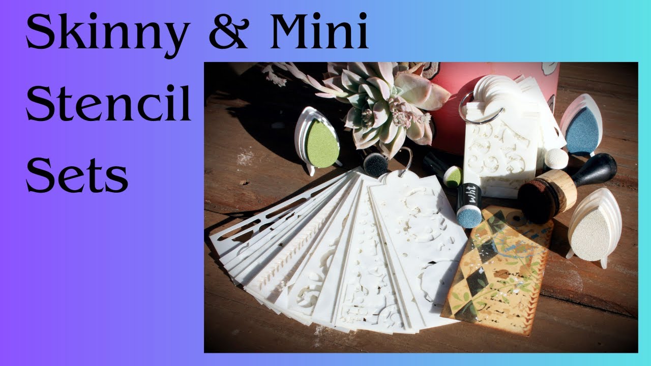 Introducing our Skinny & Mini Stencils - YouTube