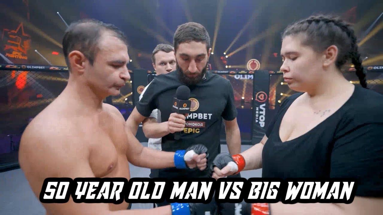 Intergender MMA Match | 50 Year Old Man vs The Moscow Brute - YouTube