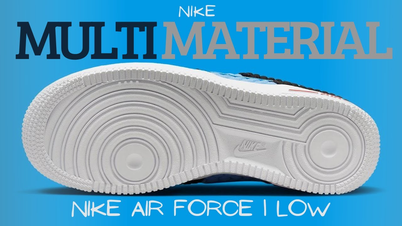Nike Air Force 1 Low Multi Material | 2022 - YouTube