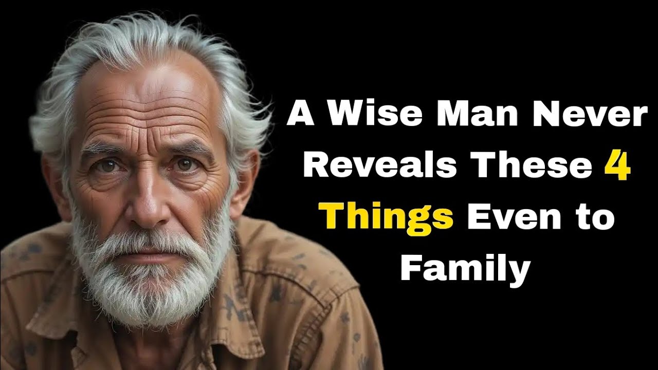 A Wise Man Never Reveals These Four Things Even To Family... Life Lesson From Old Man - YouTube