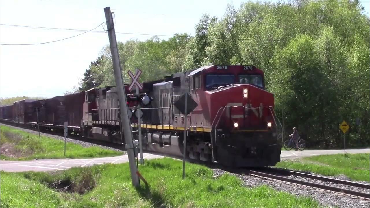 (HD) CN 2676 & CN 2534 (CN 402 East) Rimouski Qc ( Mont-Joli SUB M.P 126.13 ) - YouTube