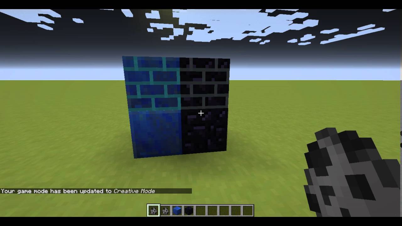 Minecraft: Command Blocks - Custom Blocks POC - YouTube
