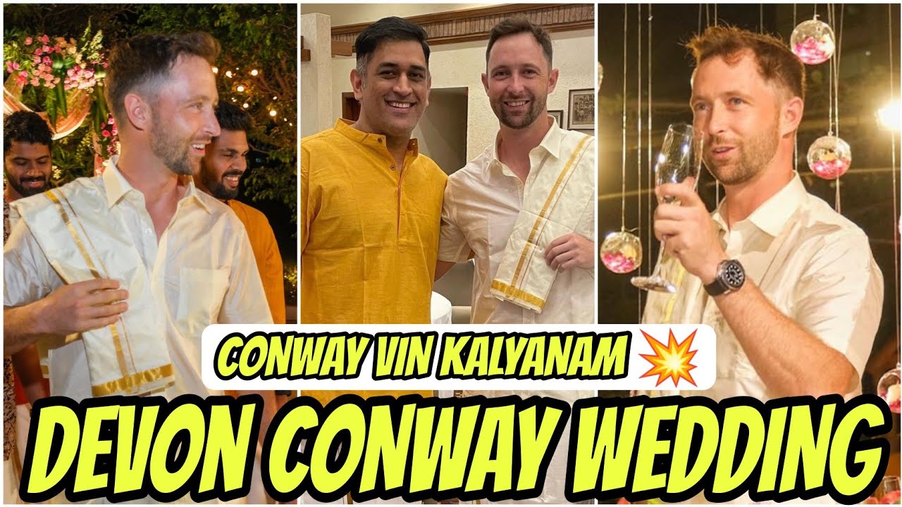 Devon Conway Marriage Celebration ! 💥 At Csk Practice 2022 || Yellove ...
