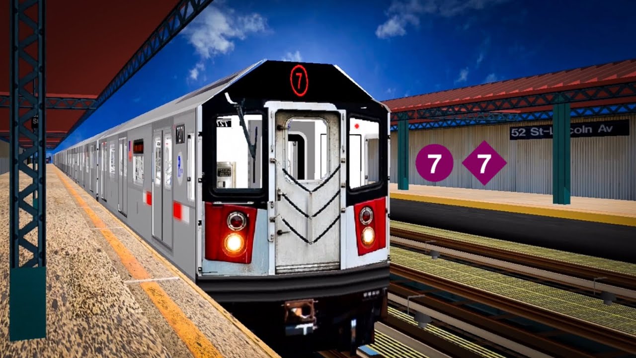 [OpenBVE] R142A (7) and R188 {7} Trains - YouTube