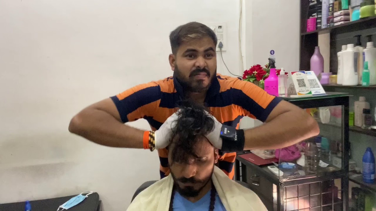ASMR Indian barber Head Massage by Kishan |ASMR YOGi - YouTube