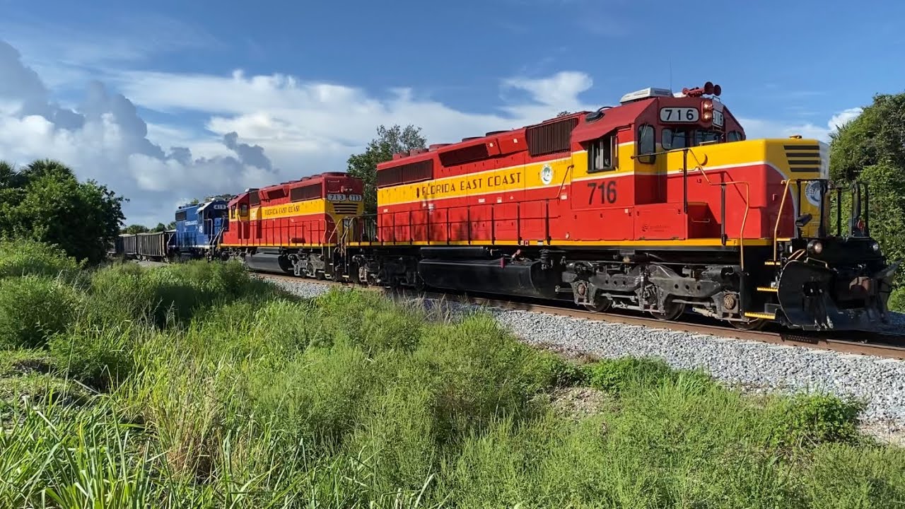 FEC TRAIN 336 @ 8:59am 6-30-21 - YouTube