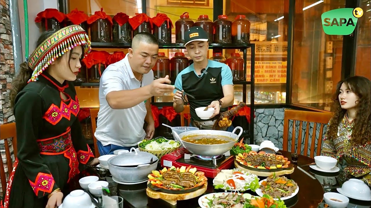 SAPA TV | THƯỞNG THỨC MÓN THẦN CÔNG RẠO RỰC TẠI NHÀ HÀNG SAPA TV - YouTube