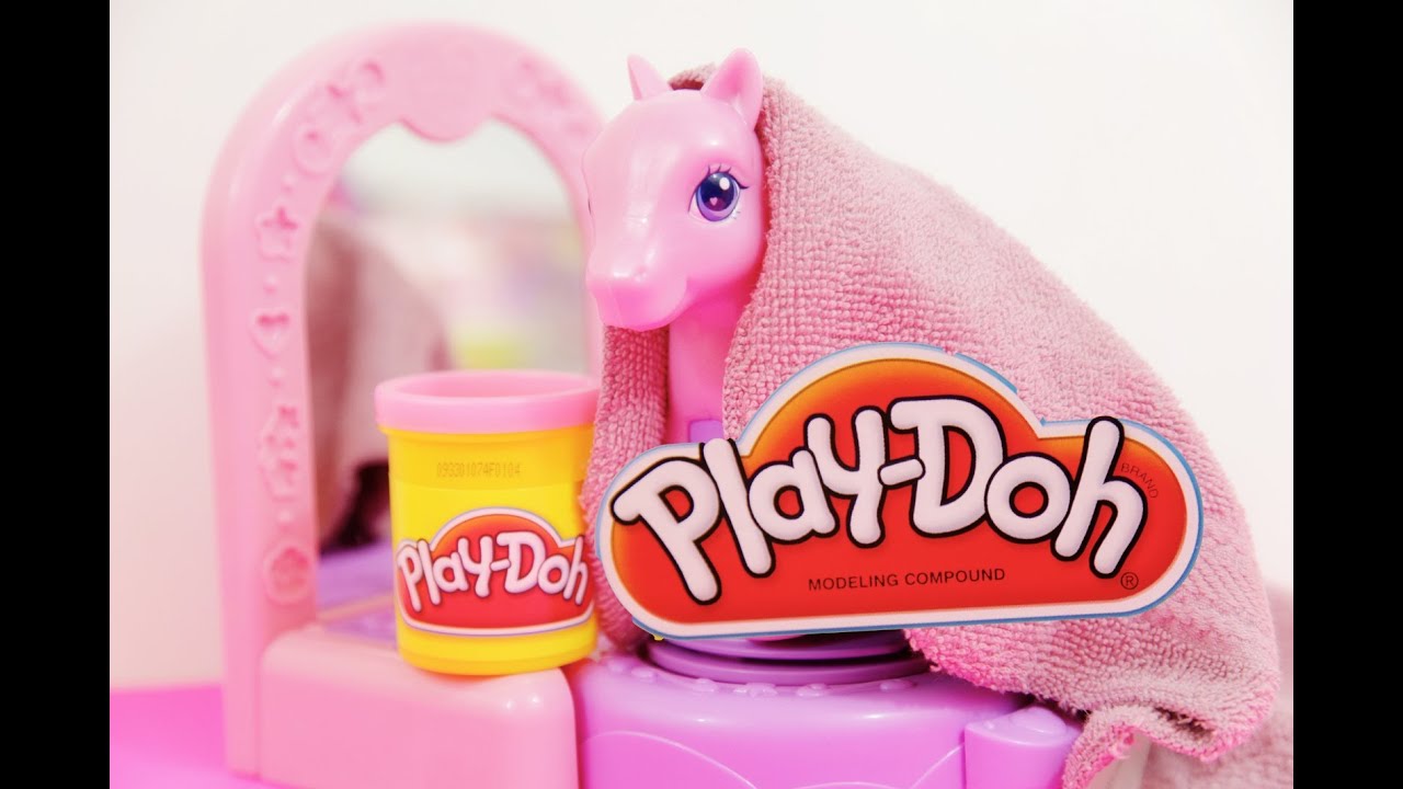 Play Doh My Little Pony Pinkie Pie Pretty Parlor New Hair Style - YouTube