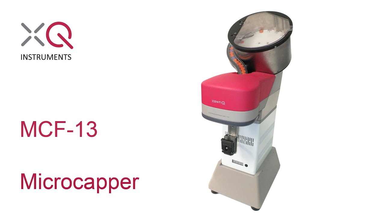 Microtube Capper Machine MCF 13 - YouTube