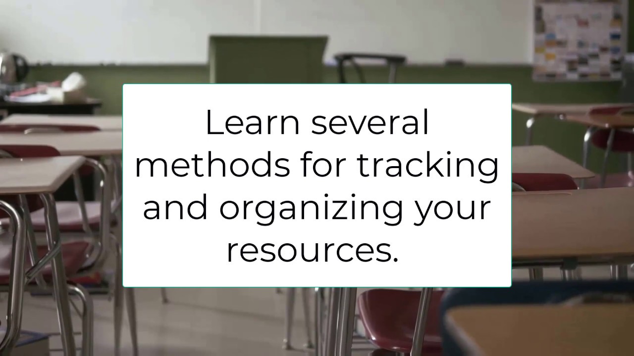 Keeping Track of Your Resources - YouTube