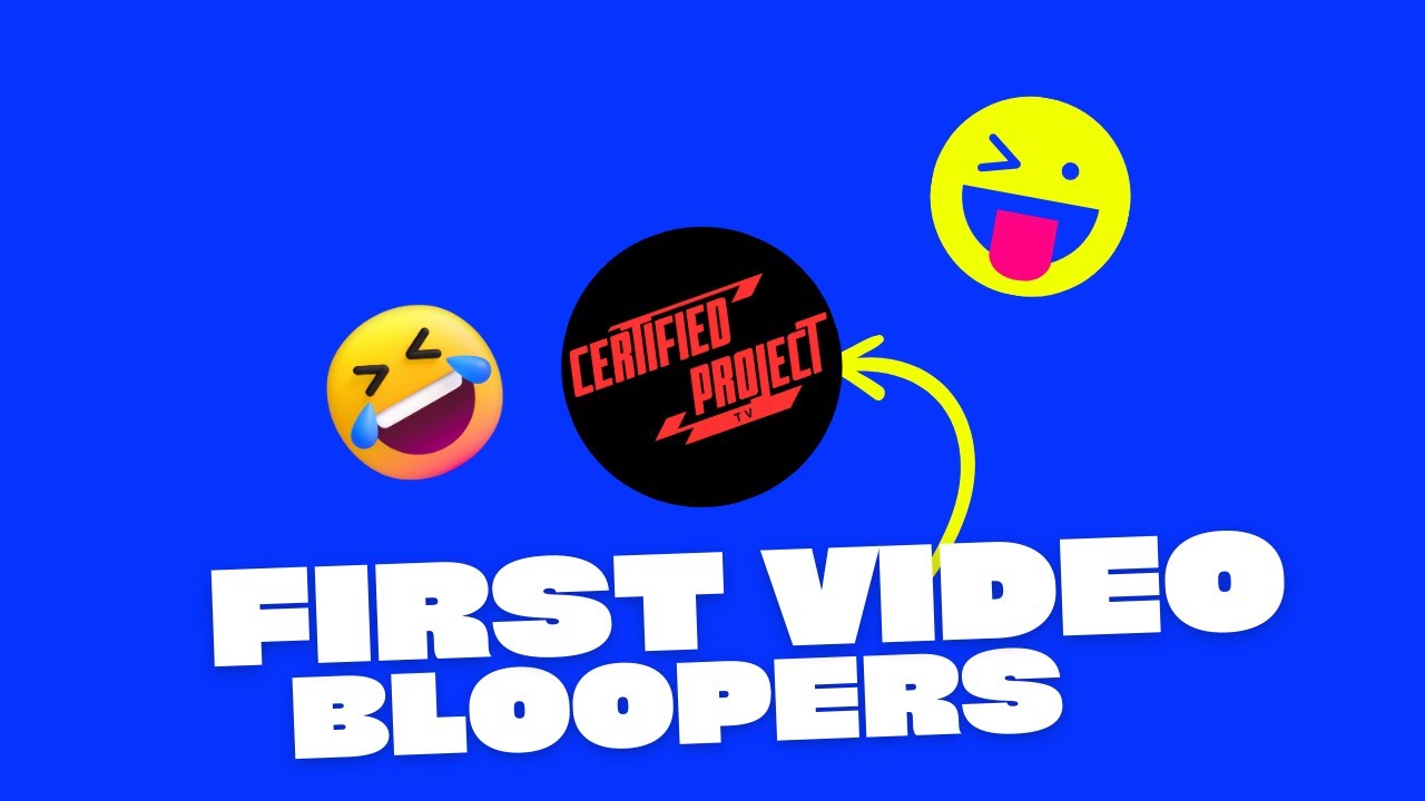First Youtube Video Bloopers🤣🤣 - YouTube