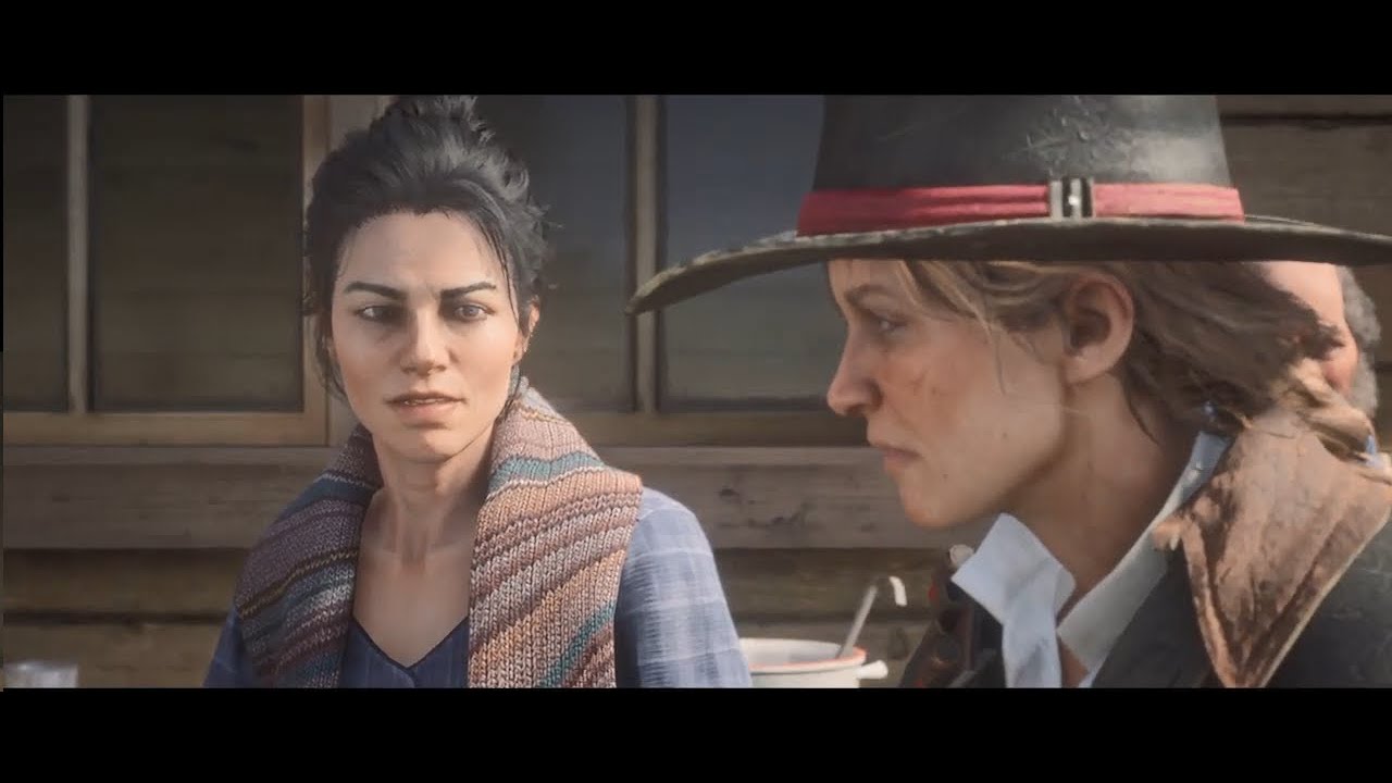RDR2 Sadie Adler returns to the living - YouTube