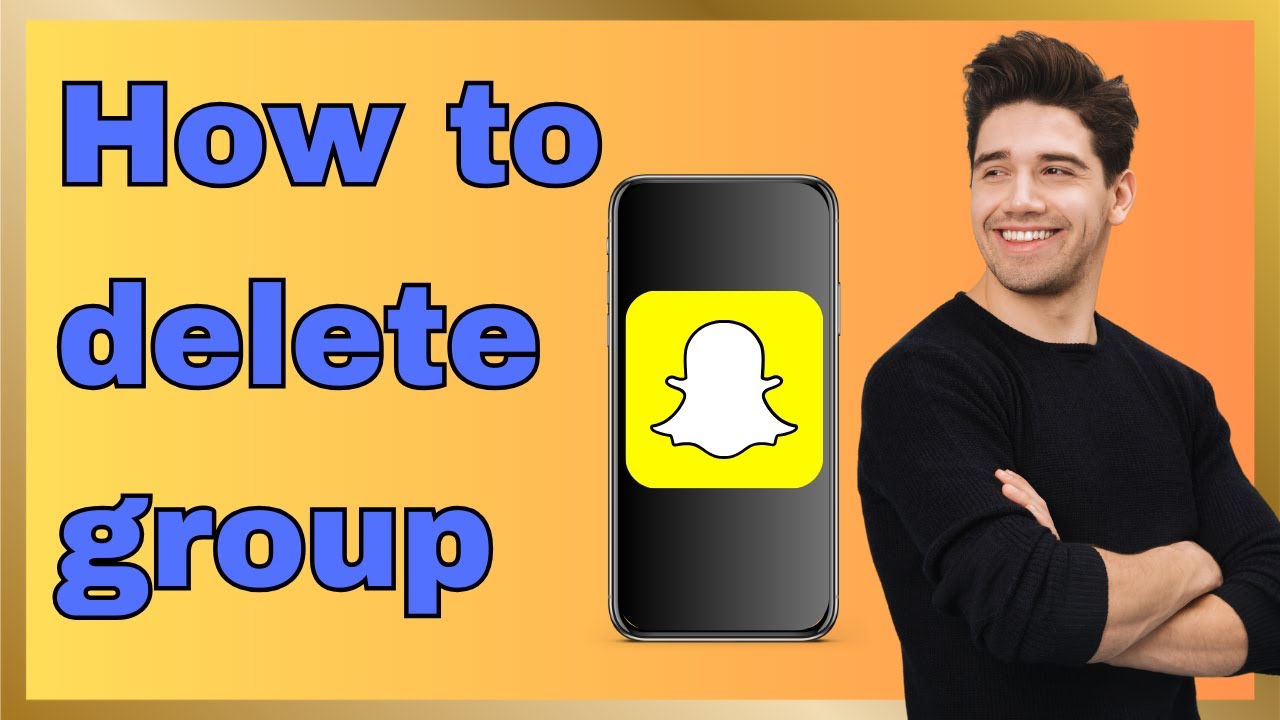 How to delete group on Snapchat (2024) - YouTube