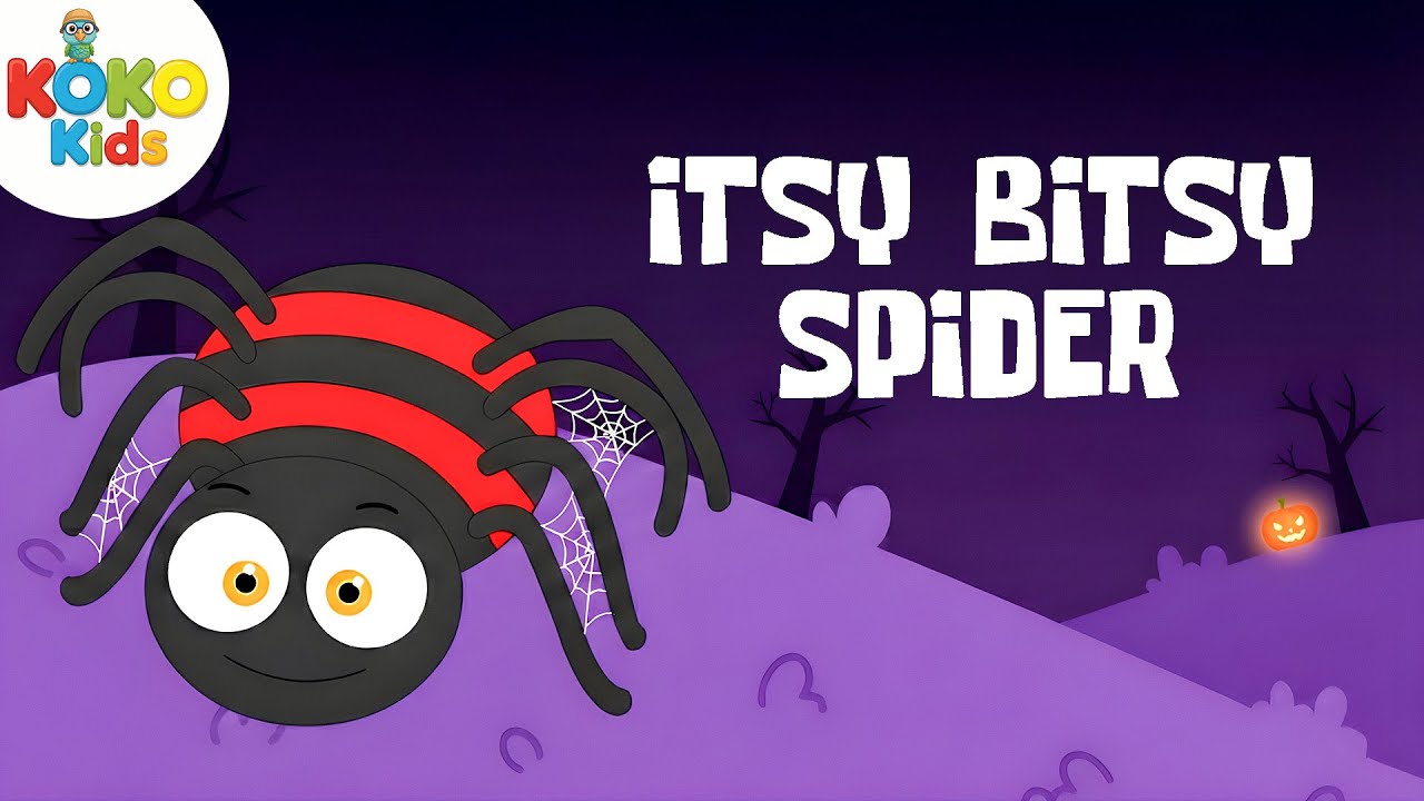 Itsy Bitsy Spider I Halloween Version I Nursery Rhymes By Koko Kids ...