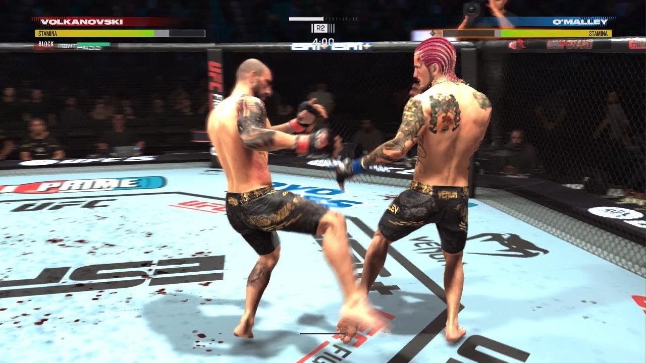 EA UFC 5 has some goofy knockdowns - YouTube