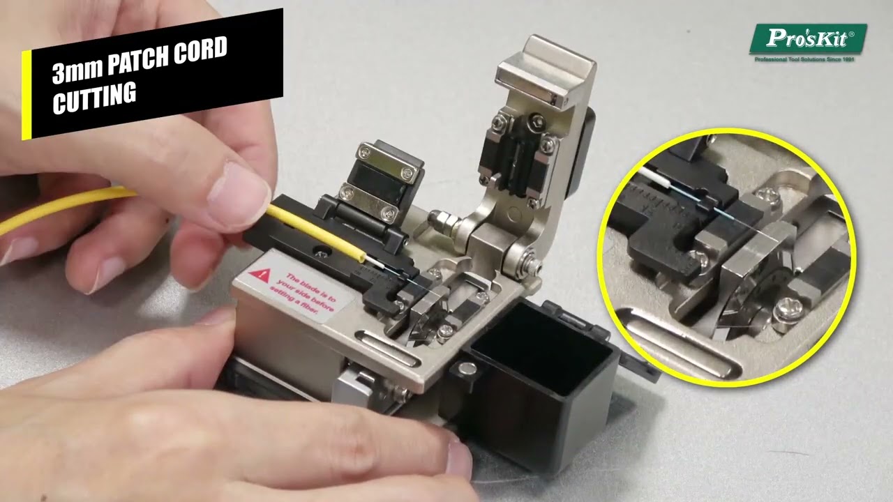 Pro'sKit FB-1688C&FB-1688 Fiber Cleaver - YouTube