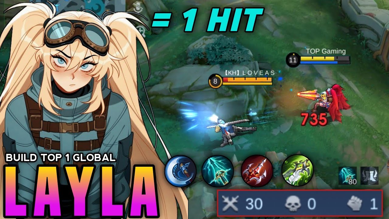 LAYLA 2x SAVAGE!! LAYLA THE MOST BRUTAL BUILD THAT CAN ONE SHOT ...