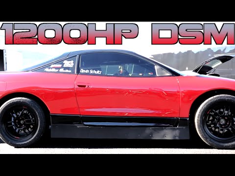 1200HP DSM sets 4 cyl 1/2 mile WORLD RECORD - Boostin Performance - YouTube