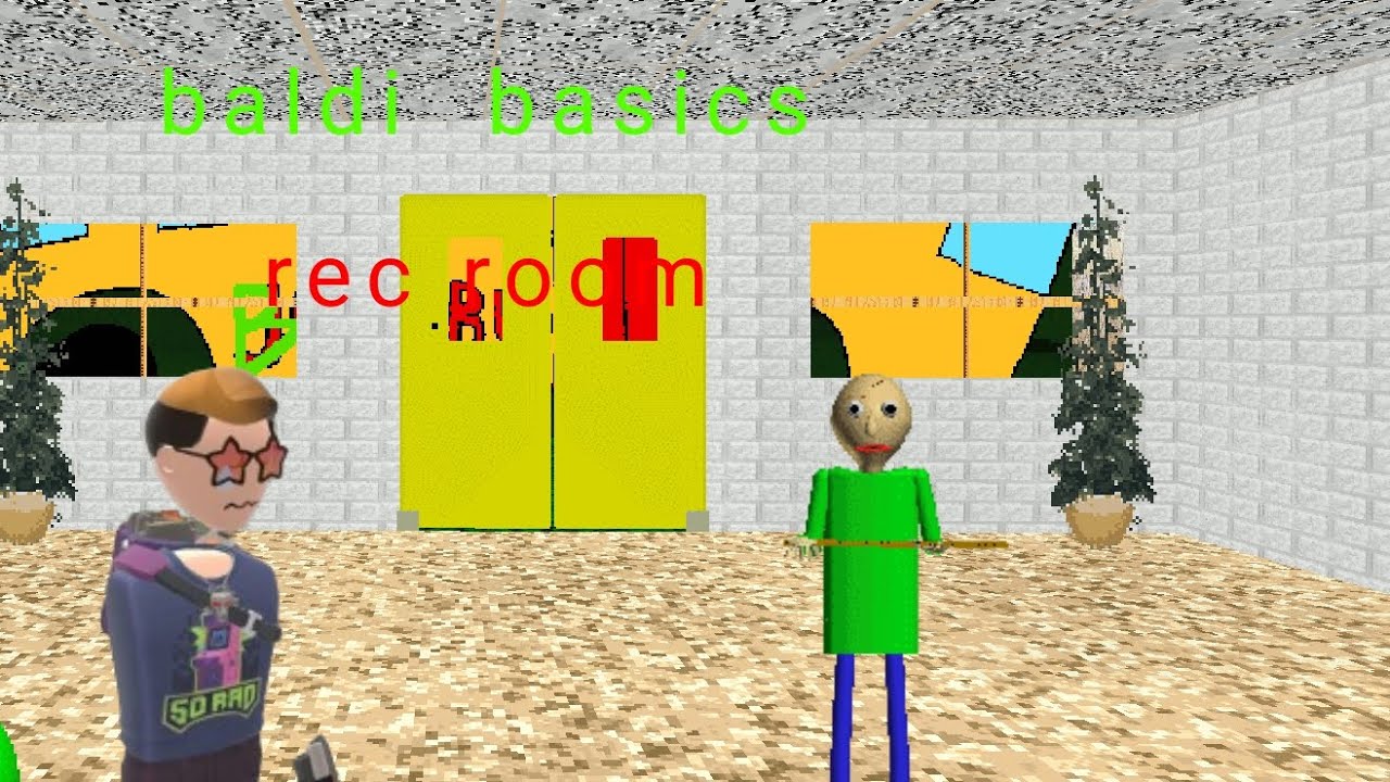 baldi basics in rec room - YouTube