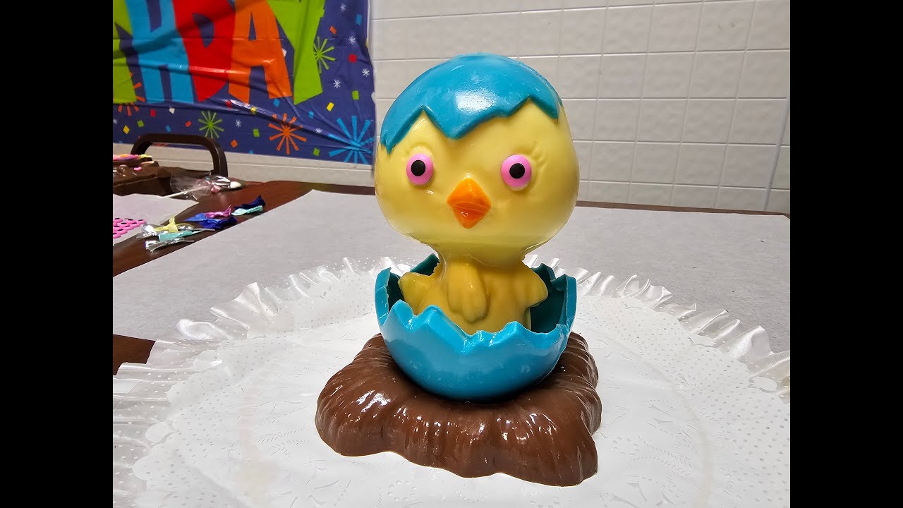 Delightful Chocolate Hatching Chick - YouTube