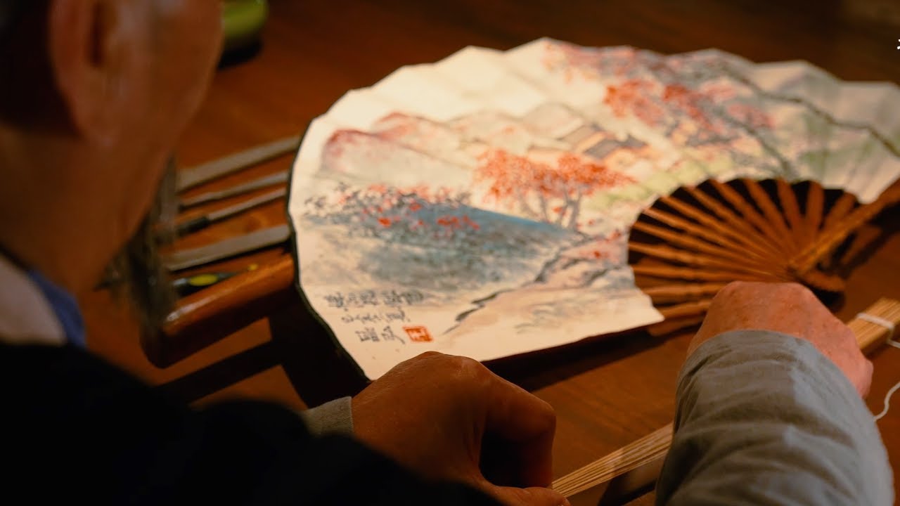 Jinling Folding Fan The Ingenious Art with Delicate Designs #fan # ...