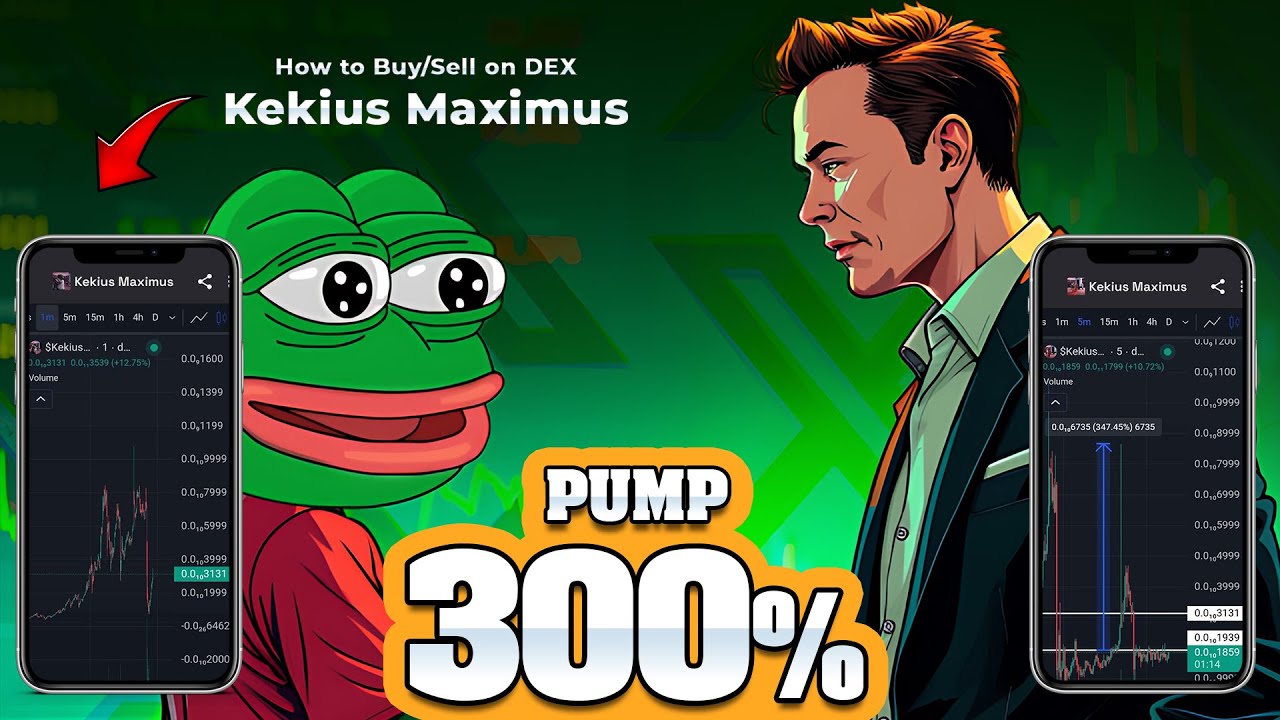 How to Buy/Sell on DEX | Kekius Maximus That Caught 300% Pump ...