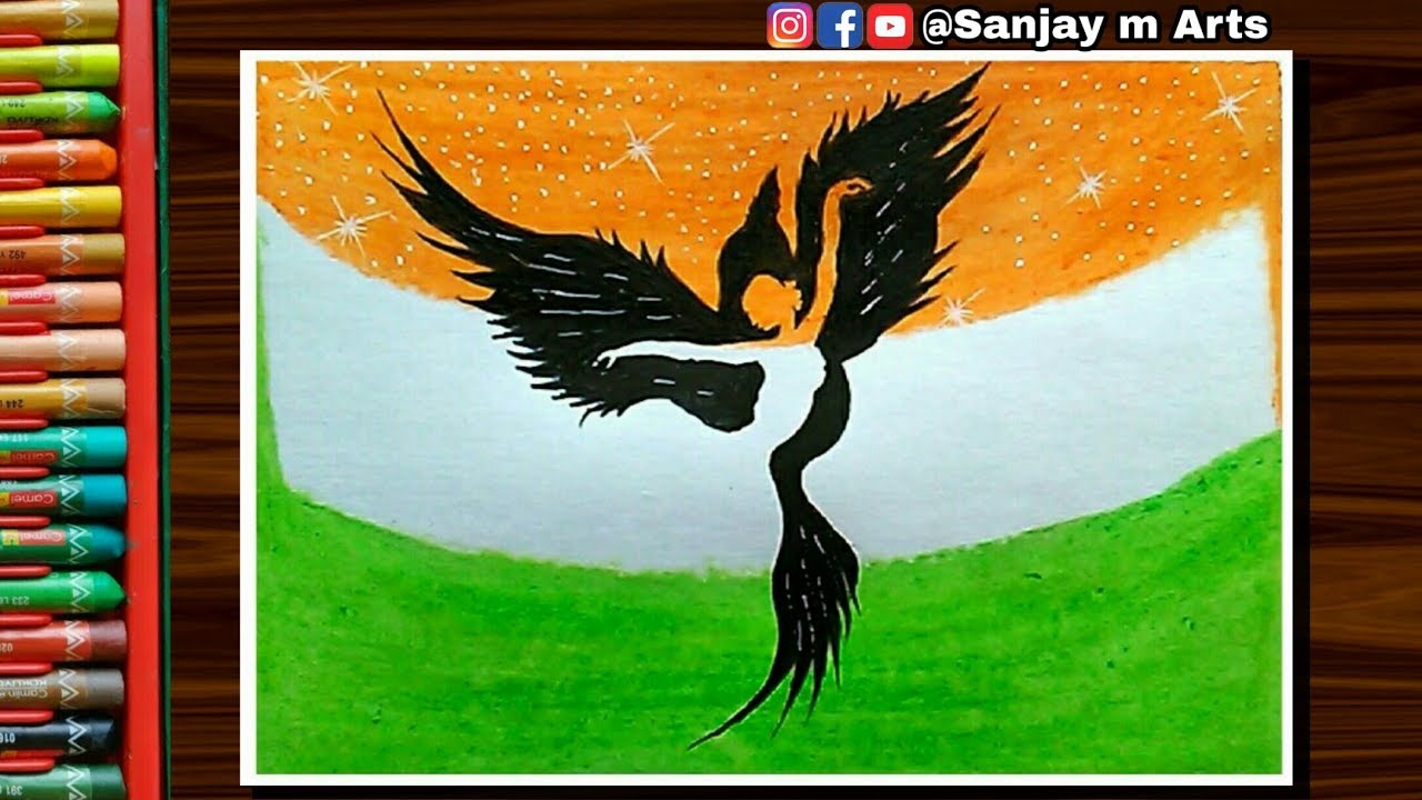 Independence day theme drawing step by step very easy tutorial for ...