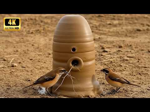 Time Lapse Restoration: This Bird Built a Home & Laid Eggs Inside Naturally