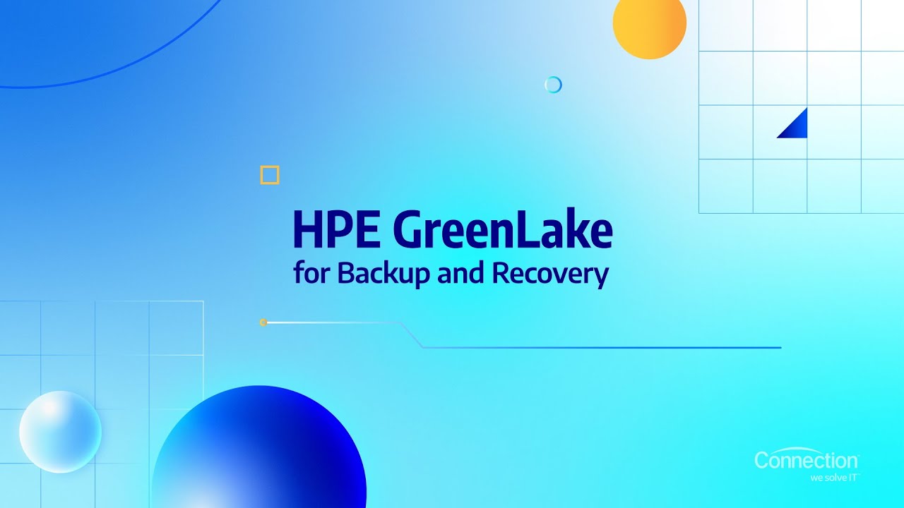 Unlocking Cloud-Ready Backup and Recovery with HPE GreenLake - YouTube
