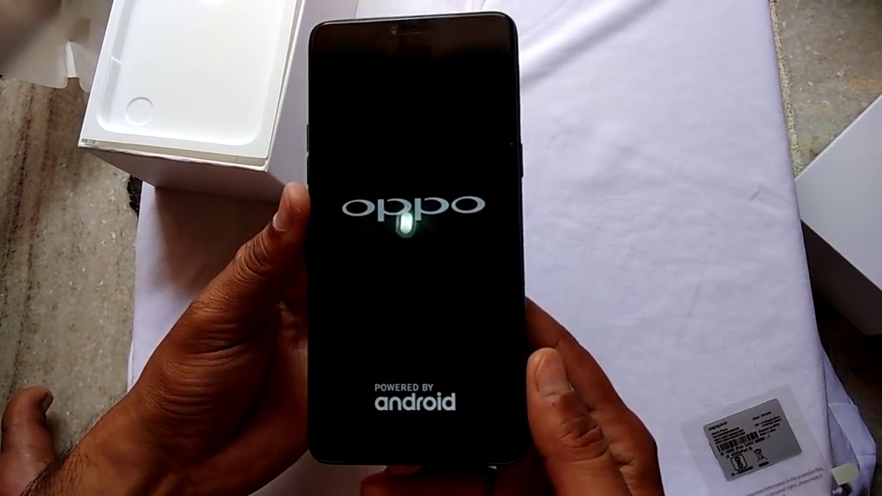 OPPO F7 Diamond Black Unboxing & Review - YouTube