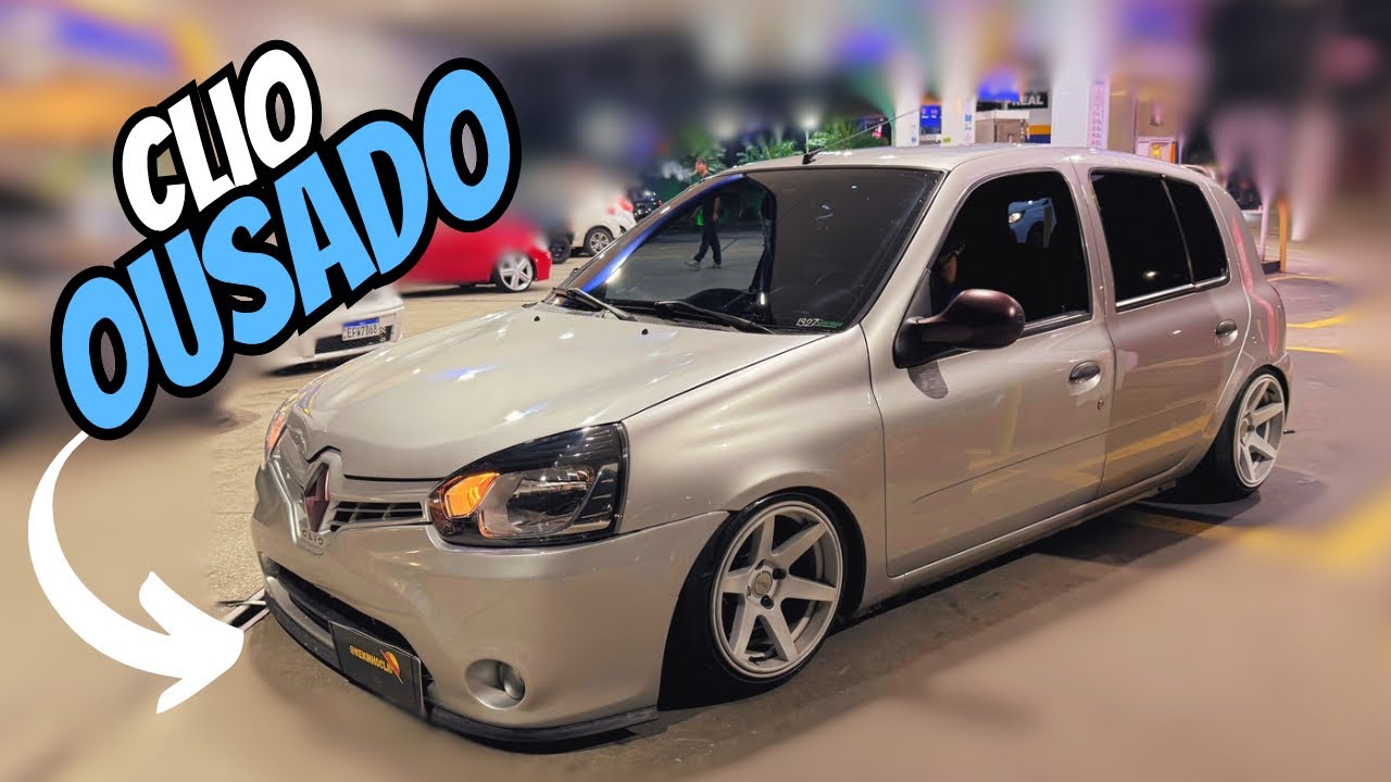 RENAULT CLIO STANCE COM RODAS CONCAVAS! PROJETO TOP! ENTHUSIASTS - YouTube