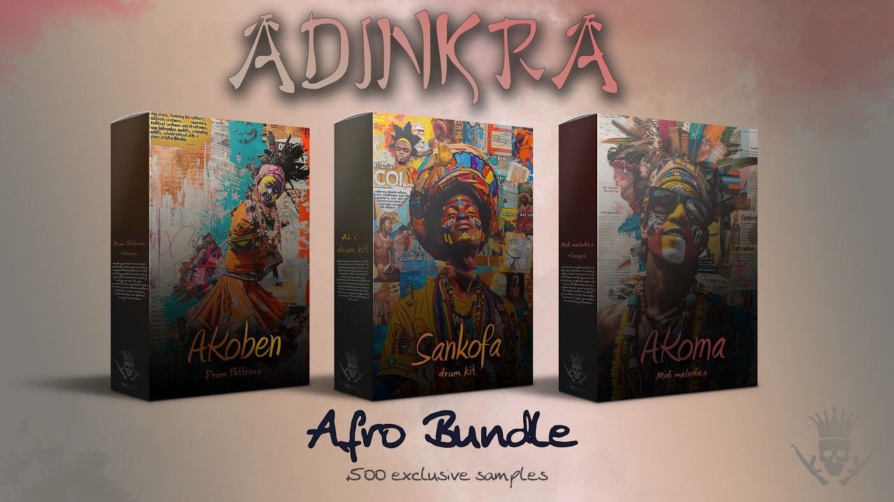 [+500] AFRO BUNDLE "ADINKRA" Midi kit, Loops, Drums kit, Drum Midi ...