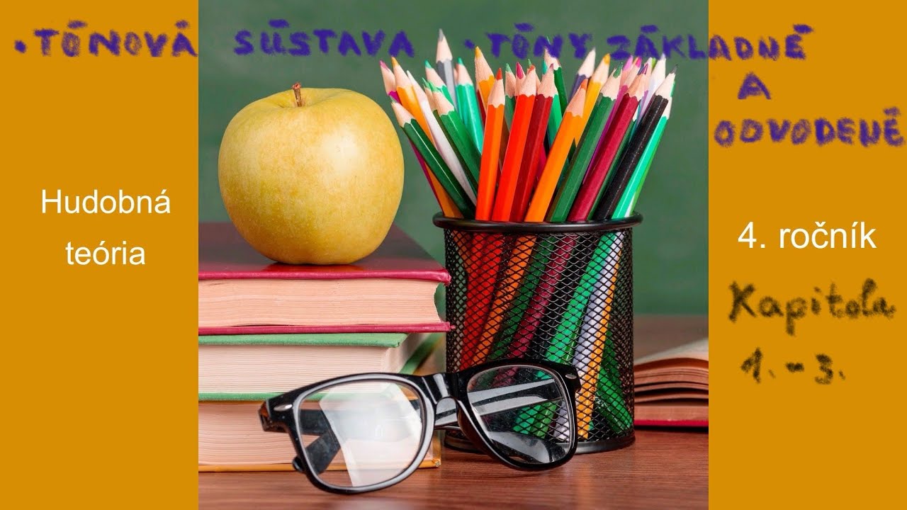 Tónová sústava, tóny základné a odvodené - hudobná teória pre 4. ročník ...