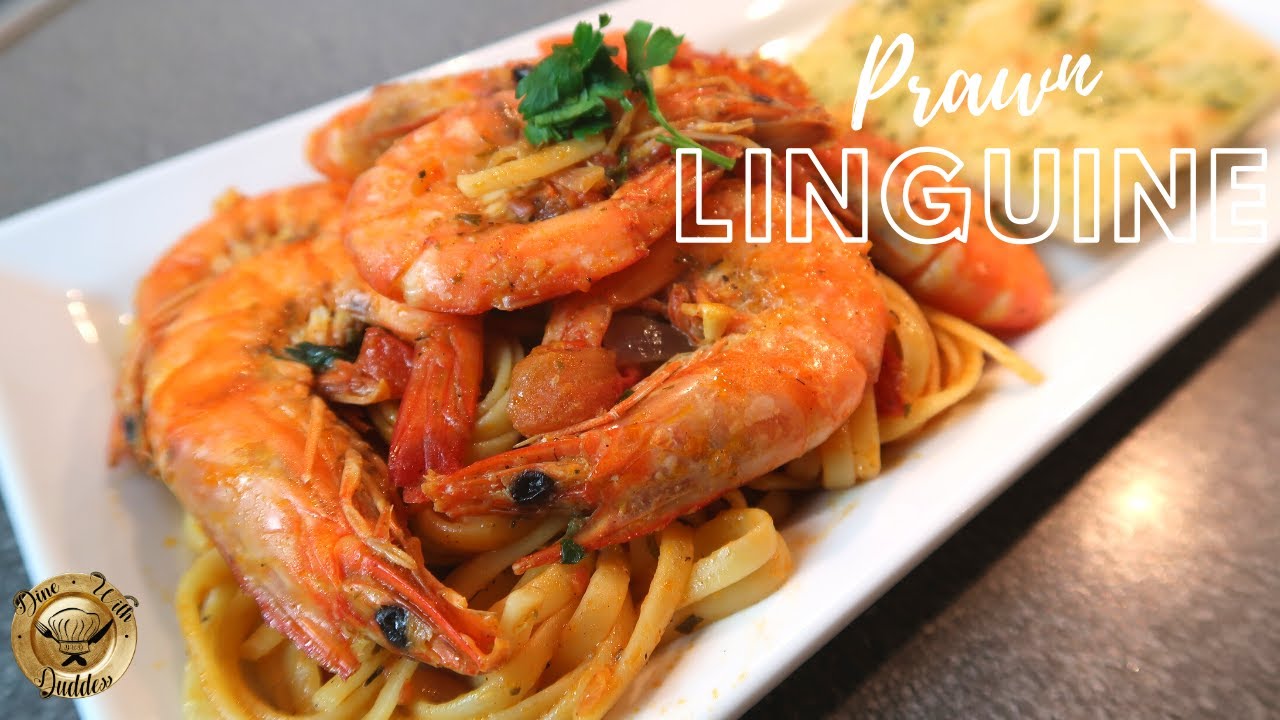 PRAWN LINGUINE made EASY | HOW TO | date night meal - YouTube