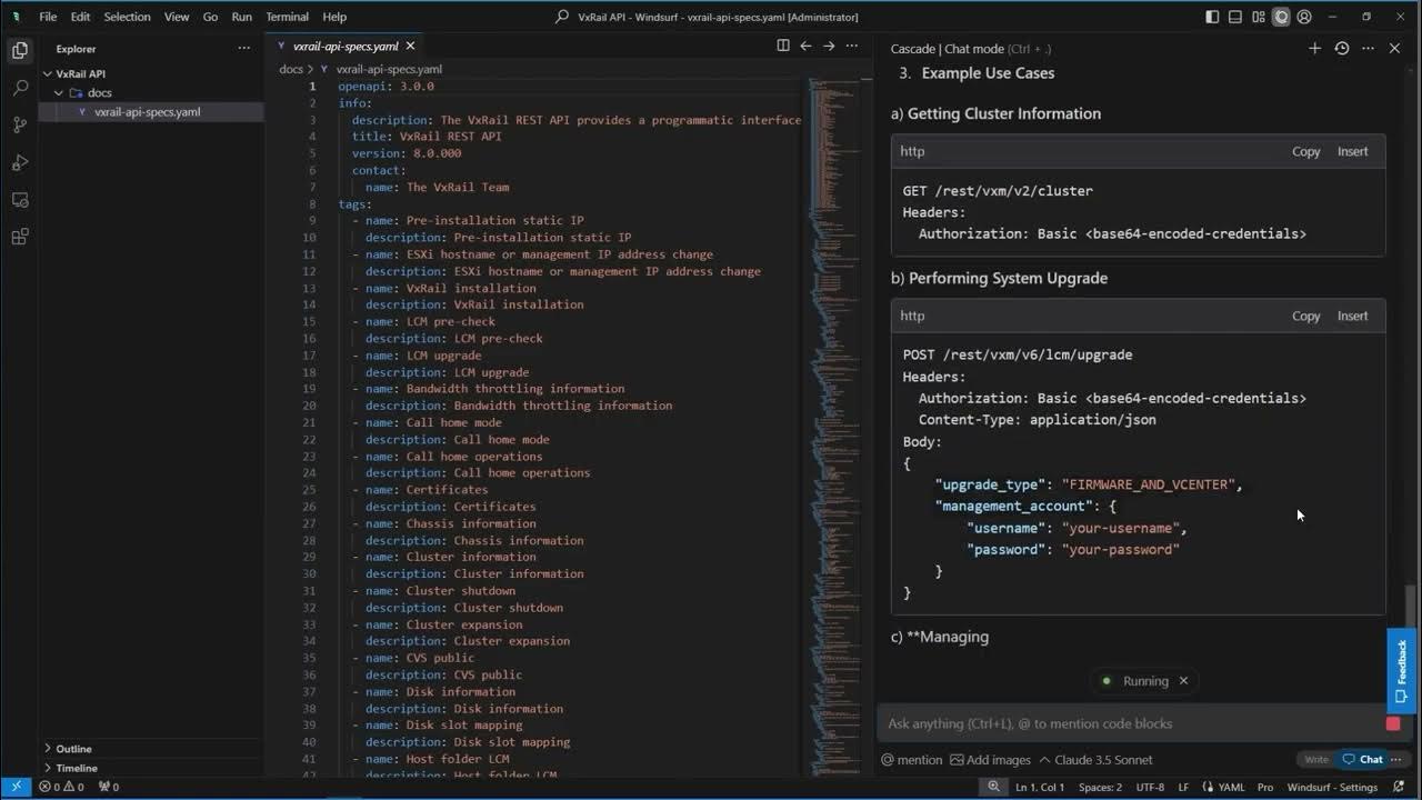 Exploring VxRail API and Accelerating Automation Development with Codeium Windsurf - YouTube