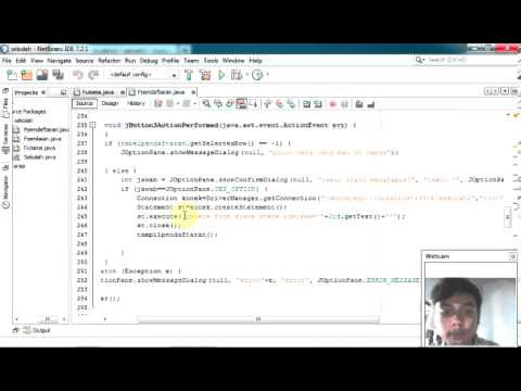 Tutorial Java Input Update Delete Database MySQL - YouTube