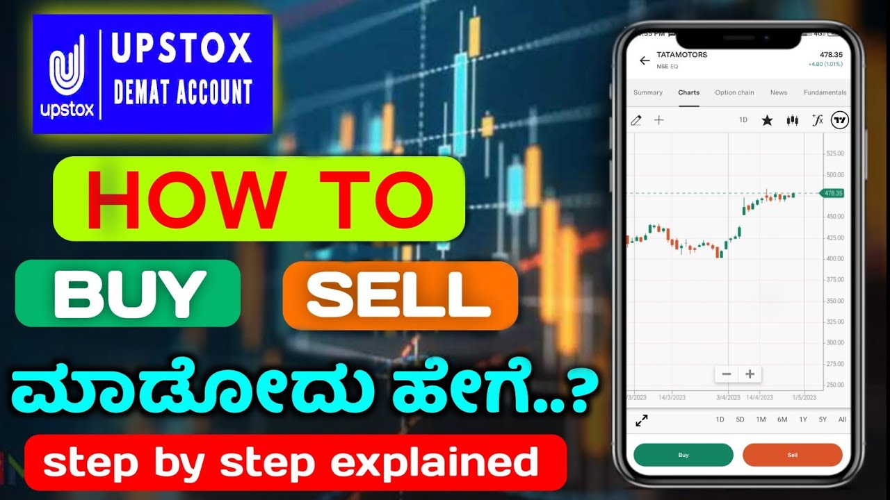 How To BUY & SELL in Upstox / Step By Step Explained in ಕನ್ನಡದಲ್ಲಿ ...