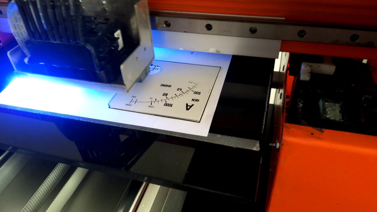 metal sheet english dash board dial sample video ---china shenzhen ...