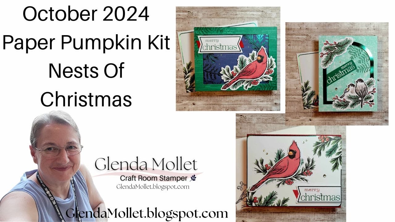 October 2024 Paper Pumpkin Kit - Nests Of Christmas - Alternative Cards ...