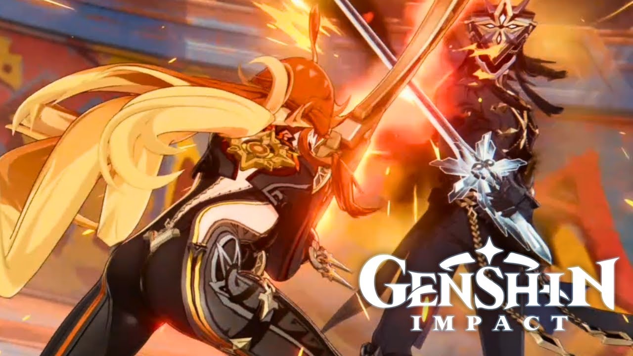 Mavuika vs Capitano - Full Fight | Genshin Impact 5.0 Cutscene - YouTube